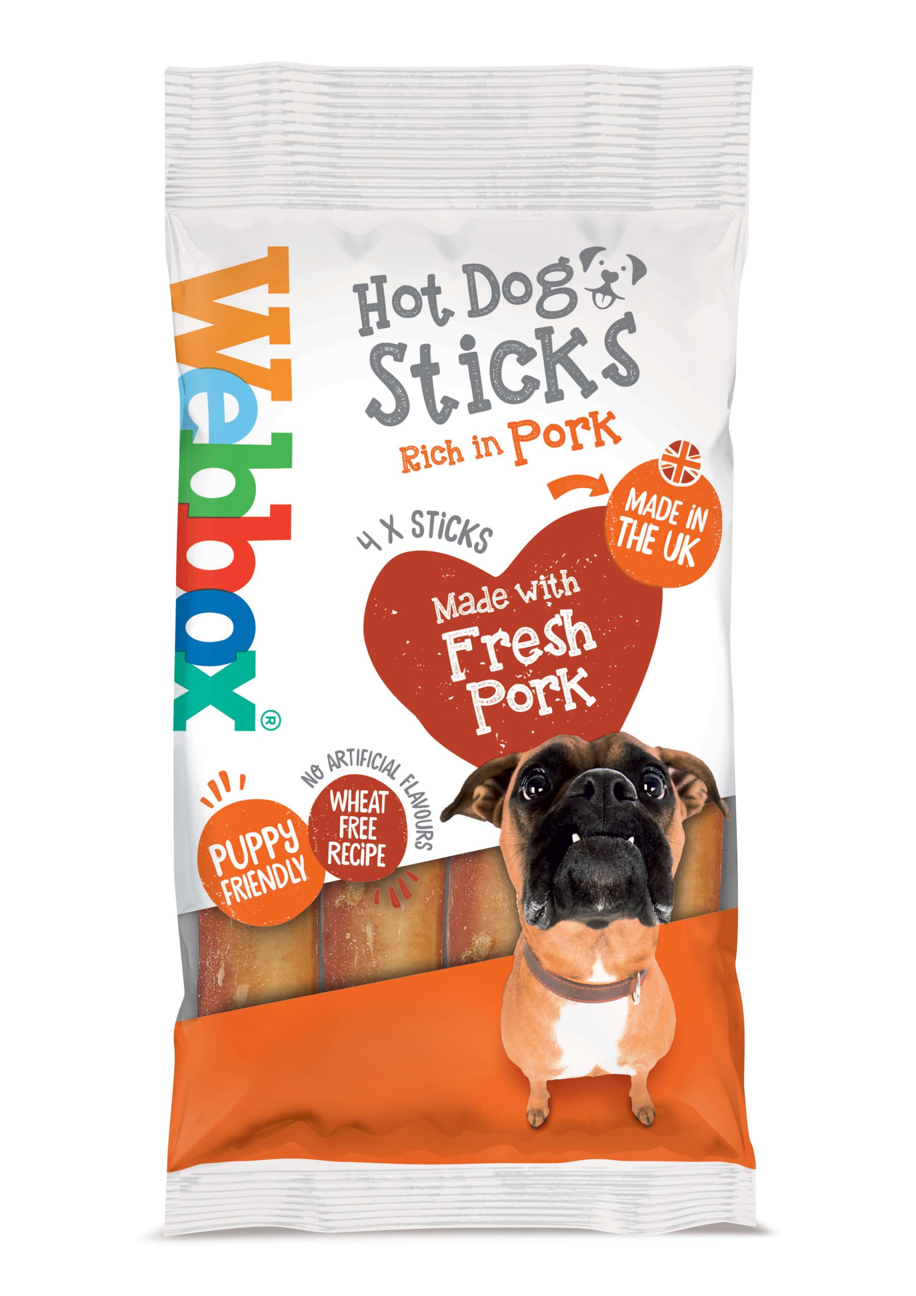 Webbox Meaty Hot Dog Sticks Dog Treats - Webbox