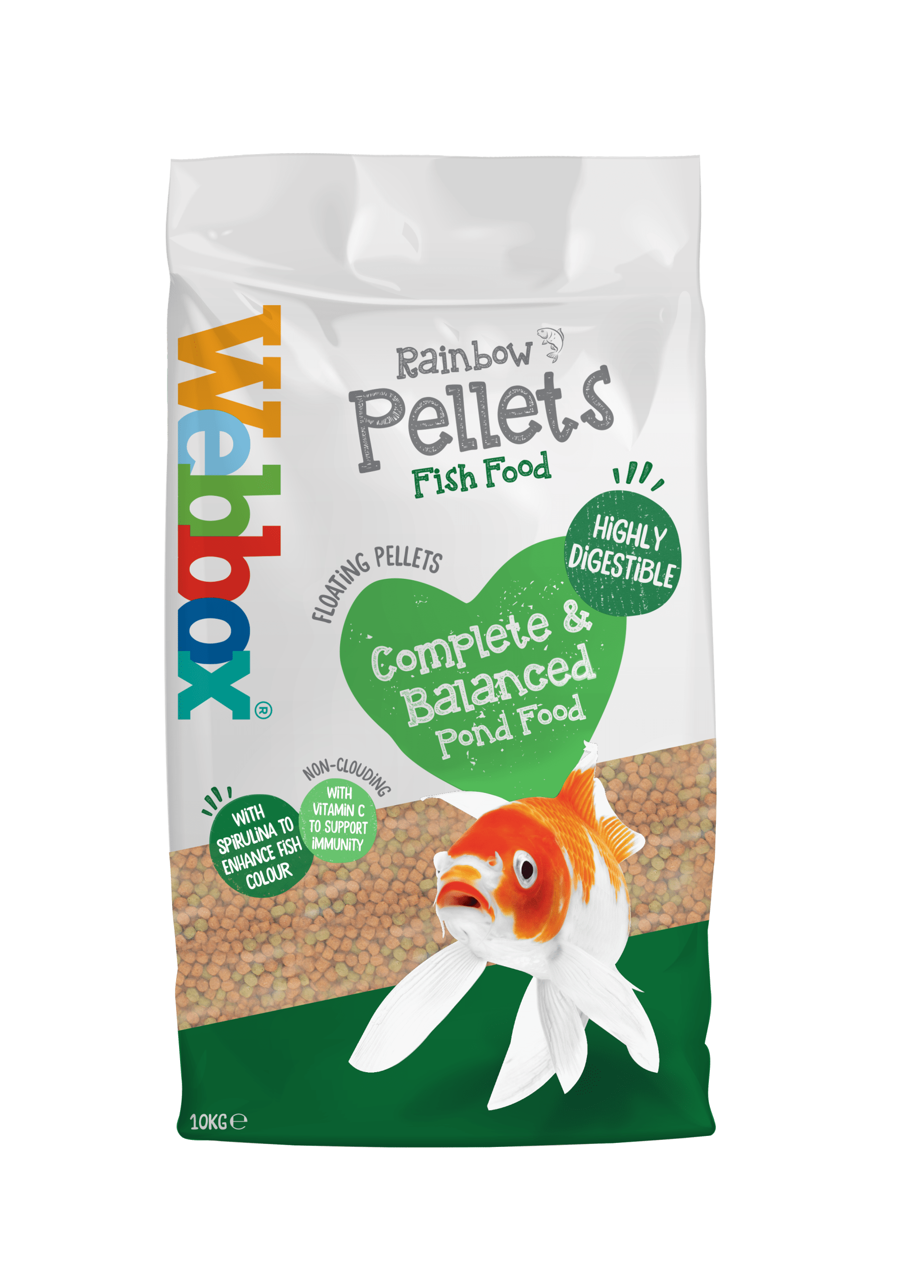 Webbox Rainbow Pellets Fish Food | Shop Online