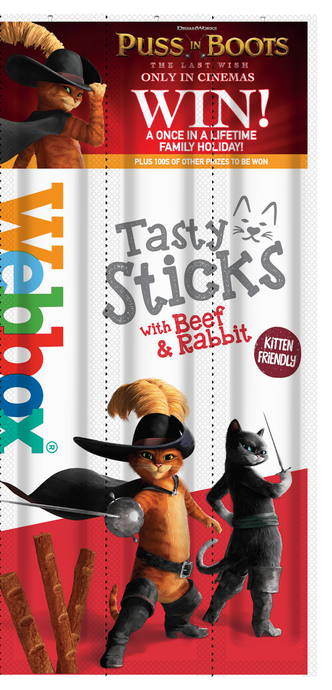 Webbox Tasty Sticks Beef & Rabbit Cat Treats - Webbox
