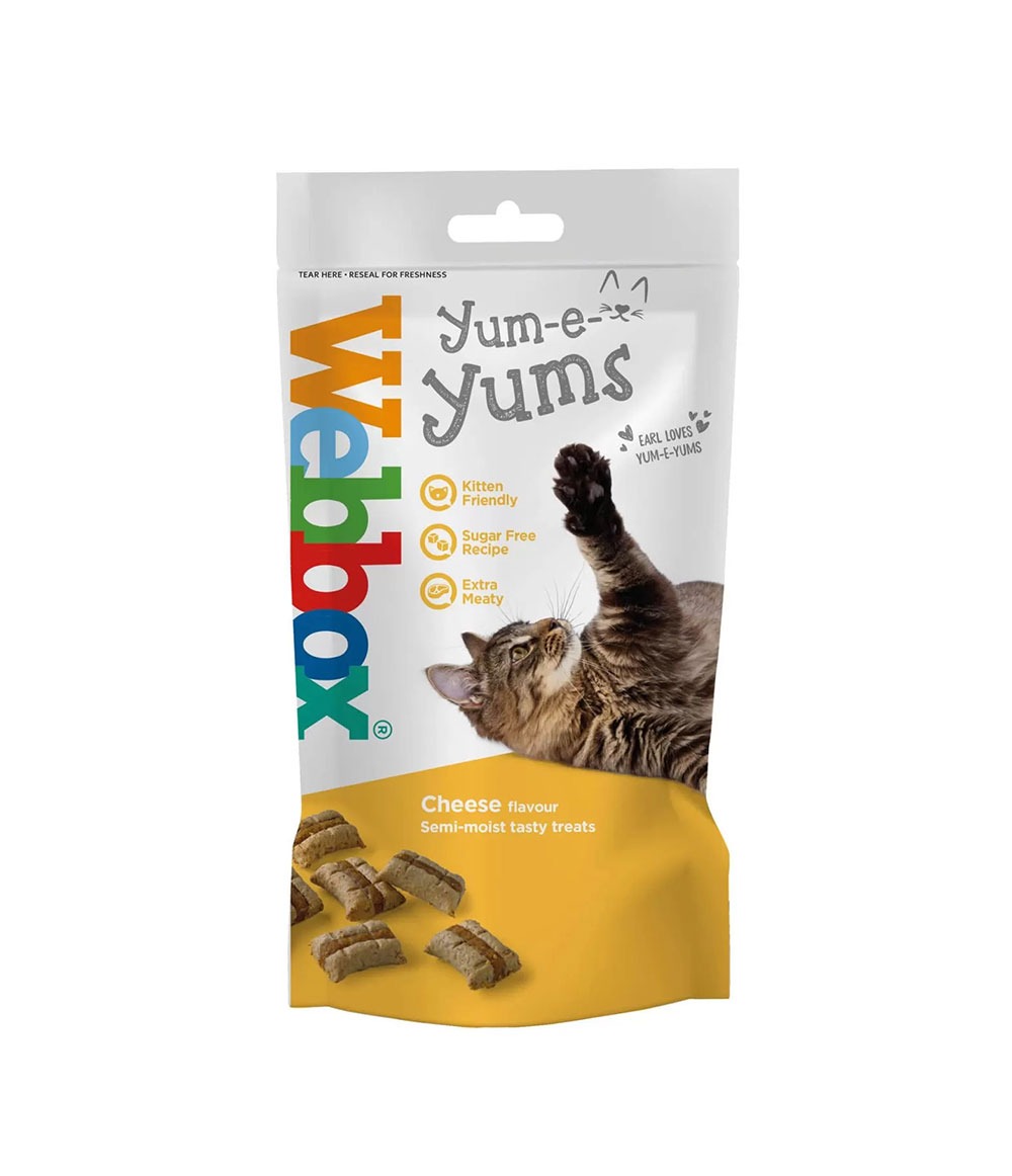 Webbox Yum-e-Yums Cheese Cat Treats - Webbox