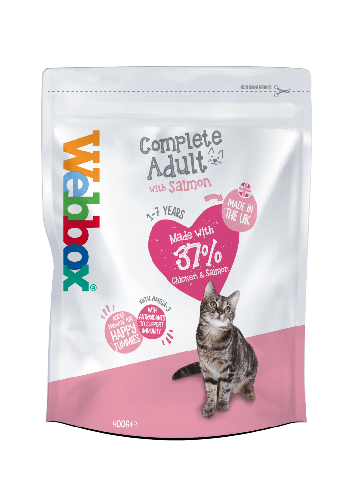 Webbox Complete Adult Dry Cat Food - Salmon & Chicken - Webbox
