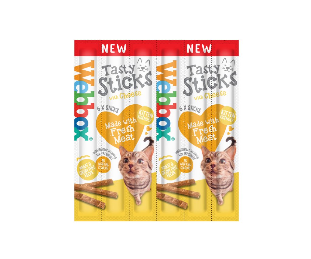 Webbox Cat Tasty Sticks Cheese - Webbox