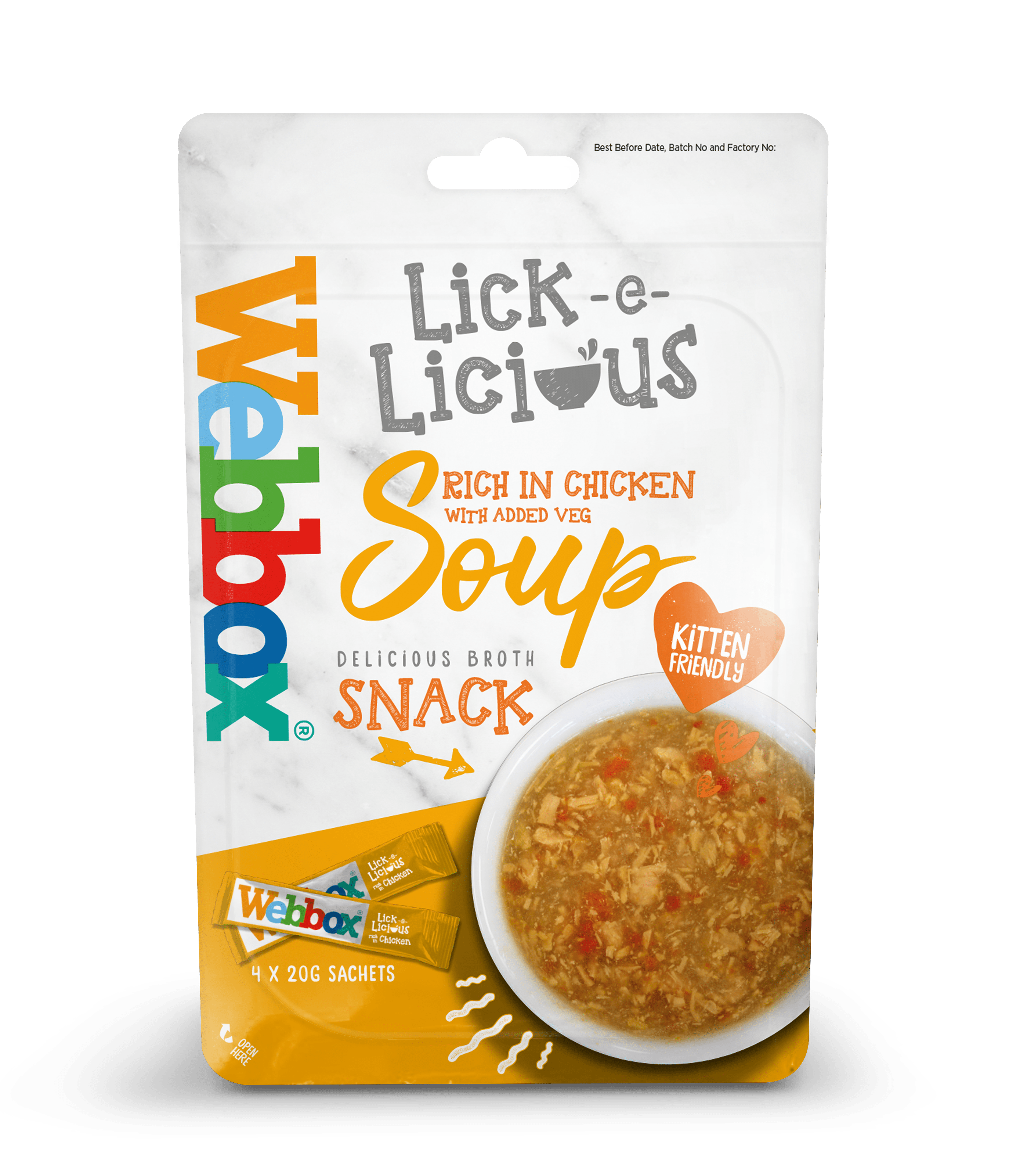 Webbox Lick-e-Licious Chicken Cat Treats - Webbox