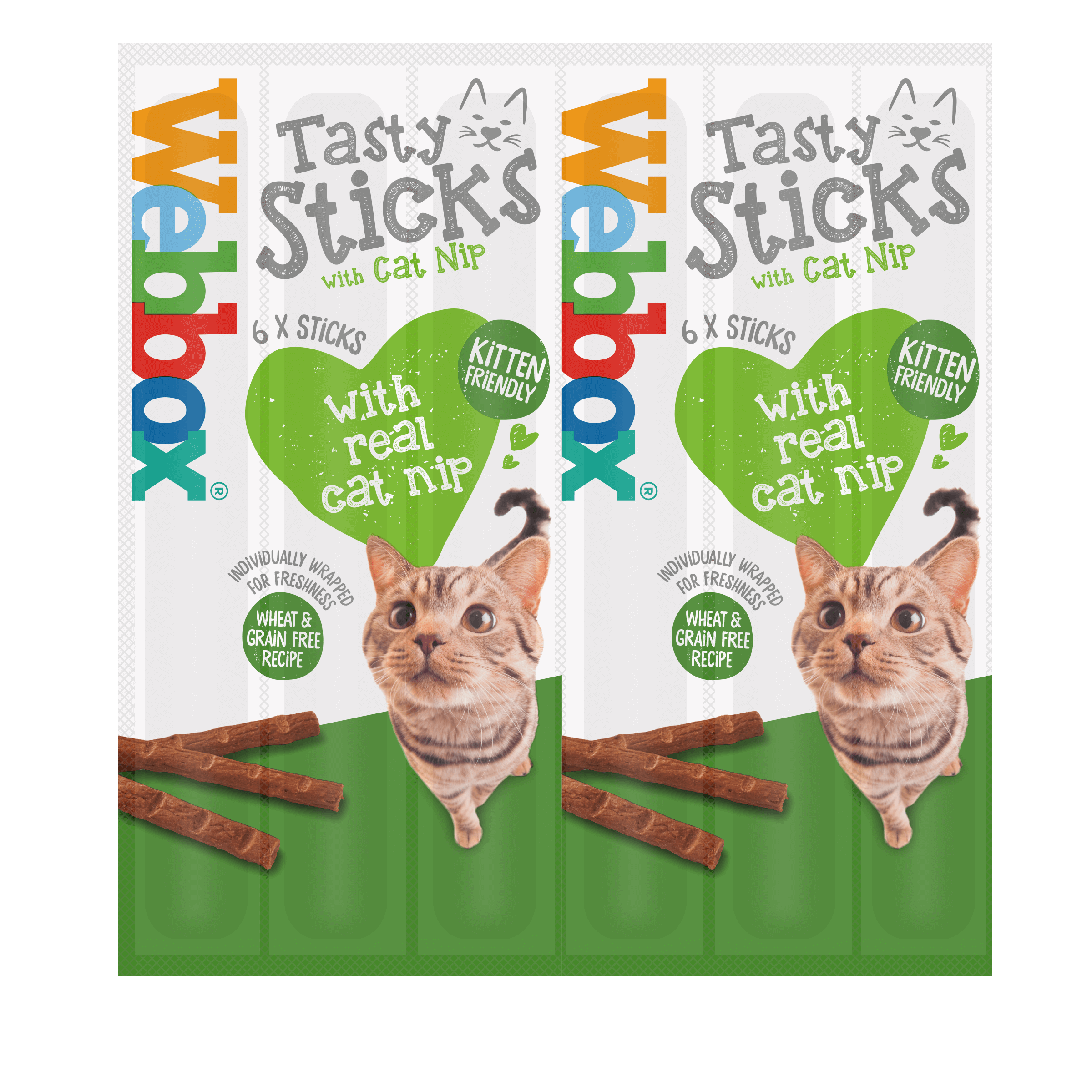 Webbox Tasty Sticks with Catnip Cat Treats - Webbox